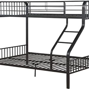 ACME FURNITURE Caius Twin XL/Queen Bunk Bed - 37605 - Gunmetal.