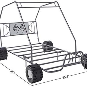 ACME Furniture 2 Count Xander Bed, Twin, Gunmetal Go Kart