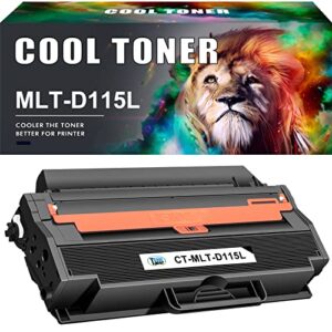 cool toner compatible toner cartridge replacement for samsung mlt-d115l 115l for xpress sl-m2830dw sl-m2880fw sl-m2820dw sl-m2620 sl-2620nd sl-2820nd m2670 m2670fn m2670n m2870fd (black, 1-pack)