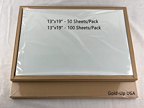 13 x 19 Inch Waterproof Inkjet Transparency Film for Silk Screen Printing - 1 Pack (100 Sheets)