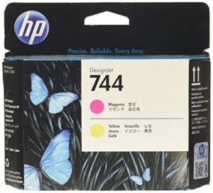 hp f9j87a 744 magenta/yellow printhead