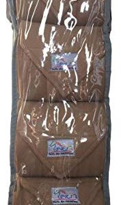 PRI Pacific Rim International Set of Four Fleece Polo Wraps, Sand Beige/Khaki/Tan, Horse Size