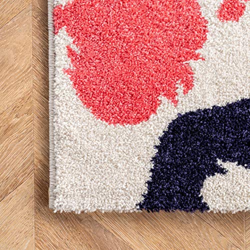 nuLOOM Pinkie Handprint Kids Area Rug, 5' x 8', Multi