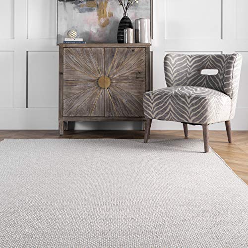 nuLOOM Lorretta Geometric Cotton Area Rug, 6' x 9', Taupe