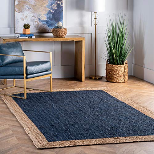 nuLOOM Eleonora Casual Jute Area Rug, 2' x 3', Blue