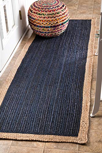 nuLOOM Eleonora Casual Jute Area Rug, 2' x 3', Blue