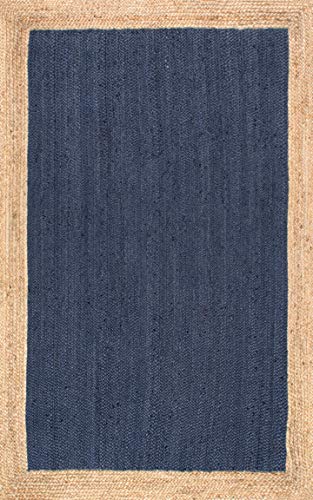 nuLOOM Eleonora Casual Jute Area Rug, 2' x 3', Blue