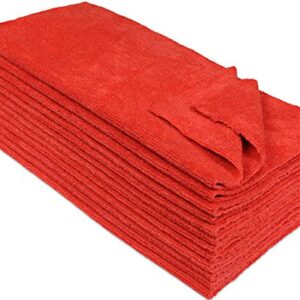 CleanAide® Microfiber Ultrasonic Cut Cleaning Towels 14 x 14in 300 GSM 12-Pack