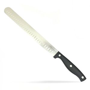 professional meat cutting knife - the ultimate 100% steel slicing knife - slice meat like the pros (10")