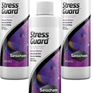 Seachem 3 Pack of StressGuard, 8.5 Fluid Ounces each, Premium Slime Coat Protection for Fish