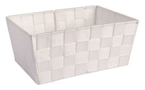 excelsa basket, polypropylene, white, 25 x 17.5 x 11 cm