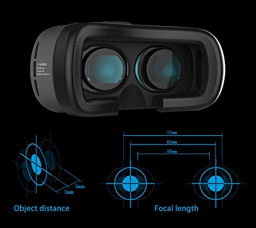 3D Virtual Reality VR Glasses Box 2 Headset Helmet for iPhone Samsung Galaxy S6