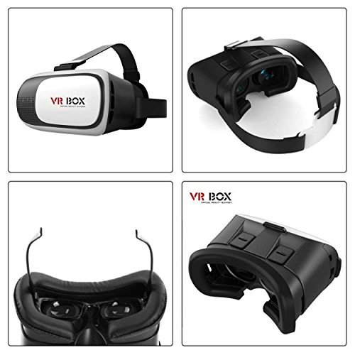 3D Virtual Reality VR Glasses Box 2 Headset Helmet for iPhone Samsung Galaxy S6