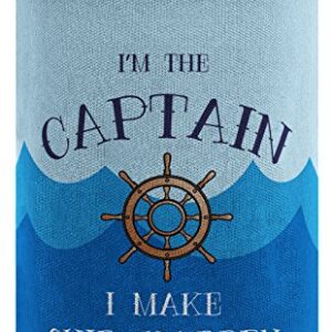 Funny Boating Gifts Captain First Mate Ship Happen Bundle 2 Pack Can Coolie Drink Coolers Coolies Waves