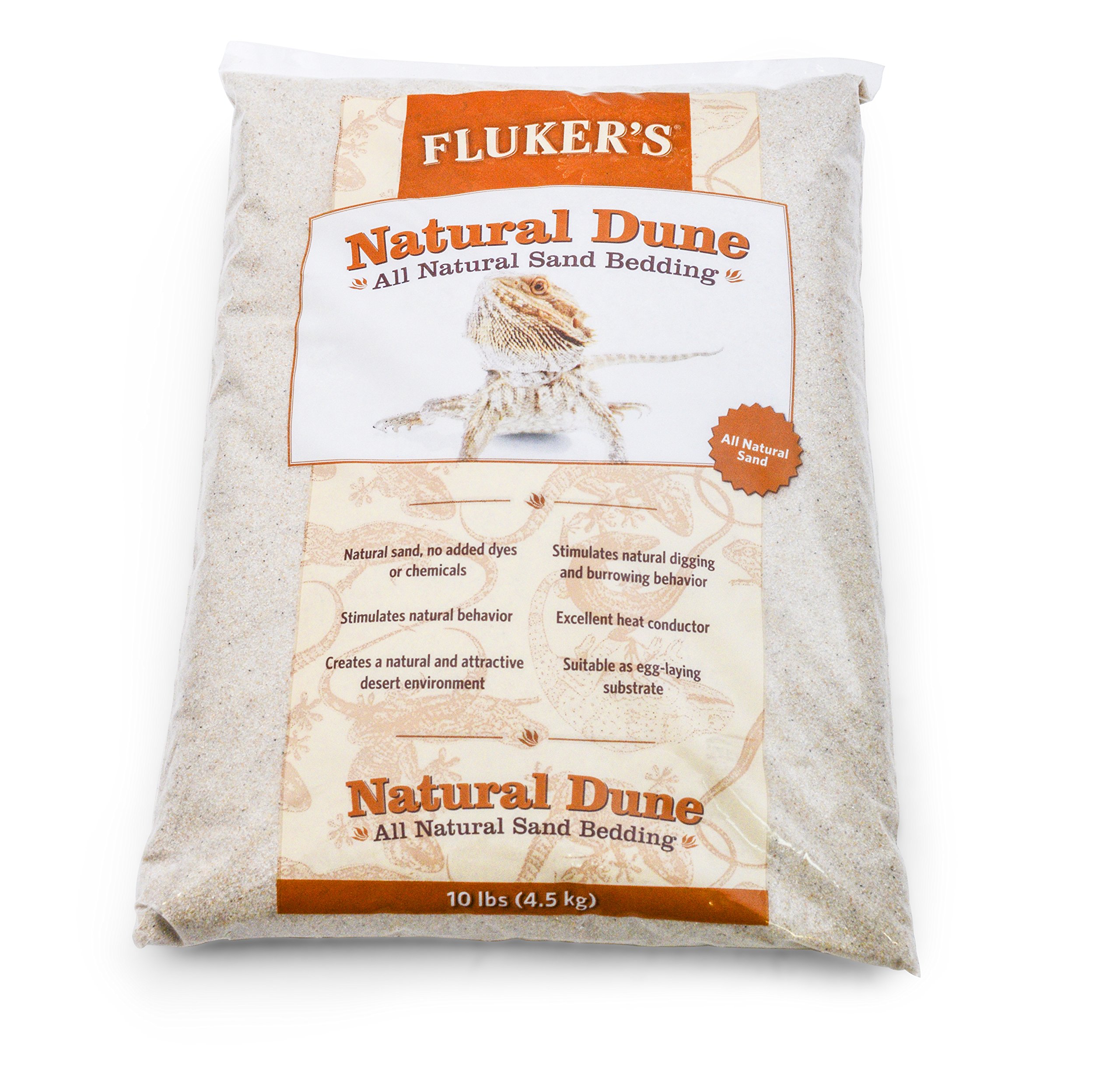 Fluker's Natural Dune - All Natural Sand Bedding, 10lbs