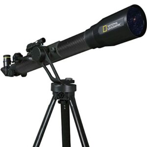 Bresser National Geographic CF700SM Black Carbon Fiber Telescope 80-40070