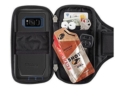 Sporteer Entropy E8 Running Armband - Compatible with iPhone 14 Pro Max, 14 Plus, 13 Pro Max, 12/11 Pro Max, Xs Max, XR, Galaxy S22 Plus, S21+, S20+, Note, and Many More Mobile Phones - FITS Cases