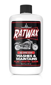 rat wax matte finish motorcycle soap