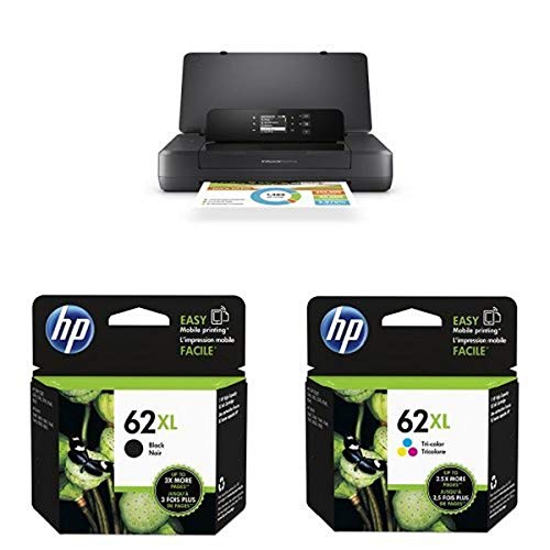 HP OfficeJet 200 Portable Printer with Wireless & Mobile Printing (CZ993A) and XL Ink Cartridges - 4 Colors