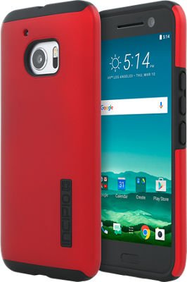 Incipio Protective Case for HTC 10 - Retail Packaging - Red / Black