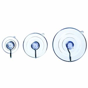 adams 9761-99-1040 christmas suction cups with hooks (10 pack), 3 size