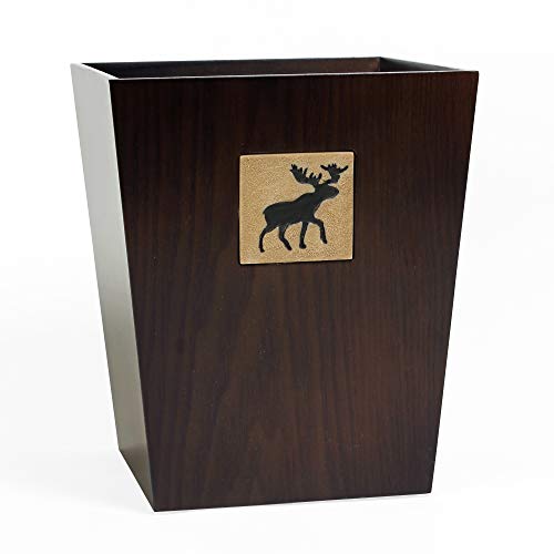 SKL Home Yellowstone Sundance Wastebasket, Brown