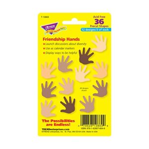 TREND ENTERPRISES, INC. Friendship Hands Mini Accents Variety Pack, 36 ct