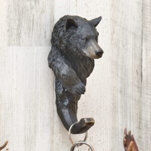 black bear wall hook