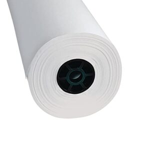 Colorations Dual Surface Paper Roll Classroom Supplies for Arts and Crafts White (36" x 1000') (Item # DSWH)