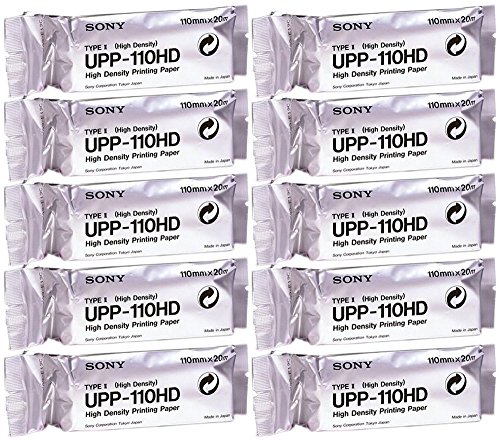 SONY PAPER UPP-110HD High Density Printing Paper - Box of 10 Rolls