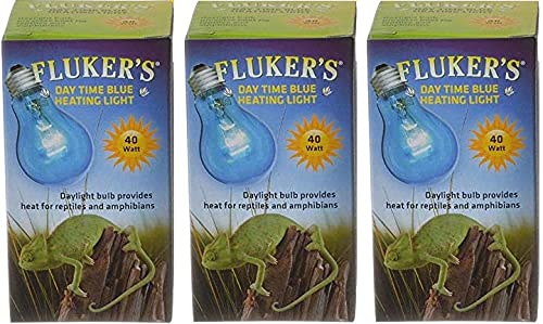 Fluker Labs 40 Watt Blue Daylight Reptile Bulbs (3 Pack)