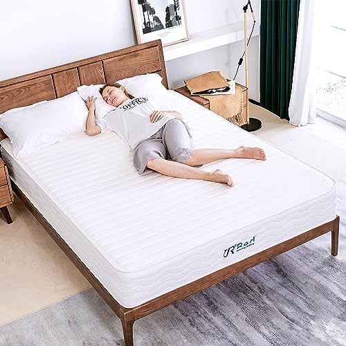 Sunrising Bedding 8” Natural Latex Queen Mattress, Individually Encased Pocket Coil, Firm, Supportive, Naturally Cooling, Organic Mattress, 120-Night Free Trial, 20-Year Warranty