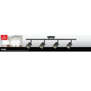 GLOBE ELECTRIC 59063 4LGT Cham 4 Track Light Bar