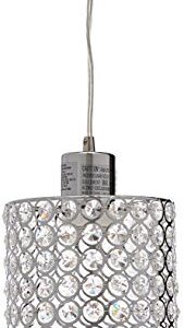 Globe Electric 65441 1LGT 1-Light Chrome PlugIn Pendant