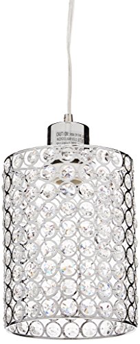 Globe Electric 65441 1LGT 1-Light Chrome PlugIn Pendant