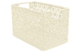 heritage lace mode crochet 12x7x8 wire bskt