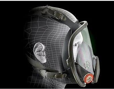 Large 3M Full Facepiece Respirators 6000 Series, Reusable - R3-6900