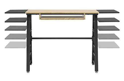 Calico Designs Convertible Art Drawing/Computer Desk for Kids in Ashwood/Graphite 51240