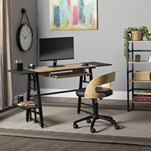 Calico Designs Convertible Art Drawing/Computer Desk for Kids in Ashwood/Graphite 51240