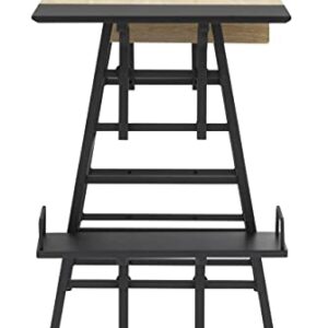 Calico Designs Convertible Art Drawing/Computer Desk for Kids in Ashwood/Graphite 51240