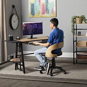 Calico Designs Convertible Art Drawing/Computer Desk for Kids in Ashwood/Graphite 51240