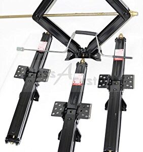 4-24in. 5000 lb RV Scissor Leveling Jacks with Handle Trailer Heavy Duty