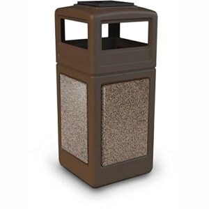 commercial zone stonetec w/ashdomelid, 42g brn/riverstone, brown