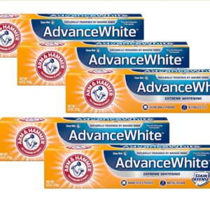 Arm & Hammer Advance White Extreme Whitening Toothpaste Clean Mint - 6 Oz- Pack of 5