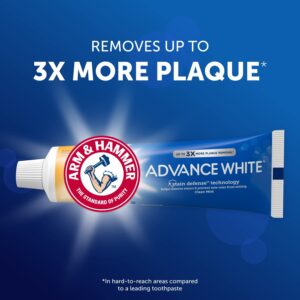 Arm & Hammer Advance White Extreme Whitening Toothpaste Clean Mint - 6 Oz- Pack of 5