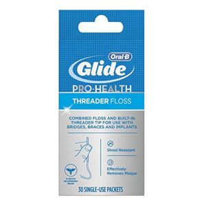 Glide Threader Floss, 30 Count (Pack of 6)