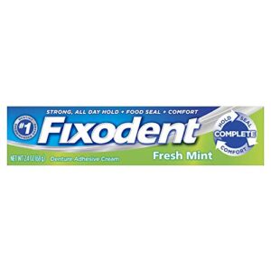 fixodent fresh mint cream size 2.4z fixodent fresh mint cream 2.4z