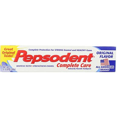 Pepsodent Complete Care Toothpaste Original Flavor 5.5 oz ( Pack of 2)