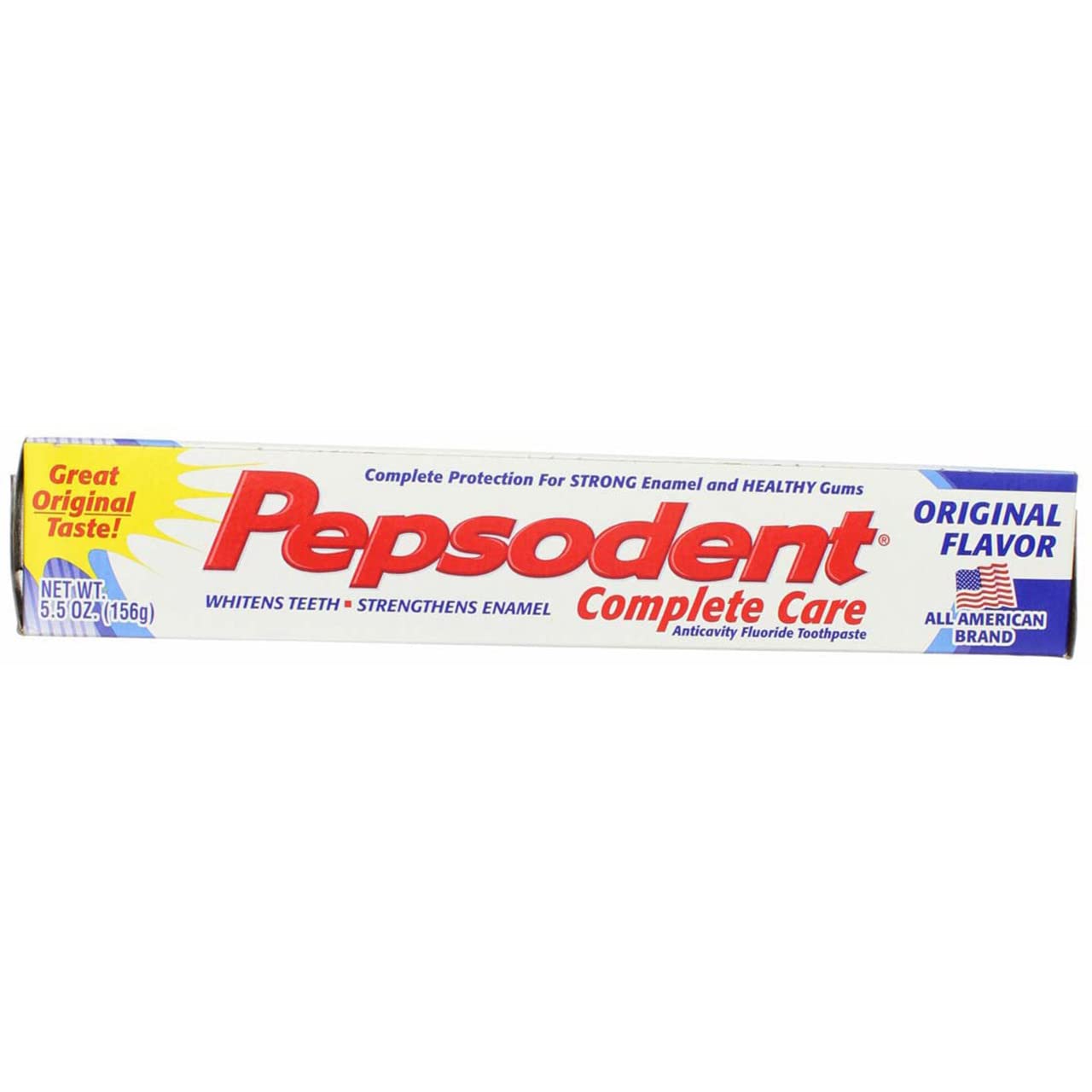 Pepsodent Complete Care Toothpaste Original Flavor 5.5 oz ( Pack of 2)