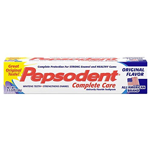 Pepsodent Complete Care Toothpaste Original Flavor 5.5 oz ( Pack of 10)